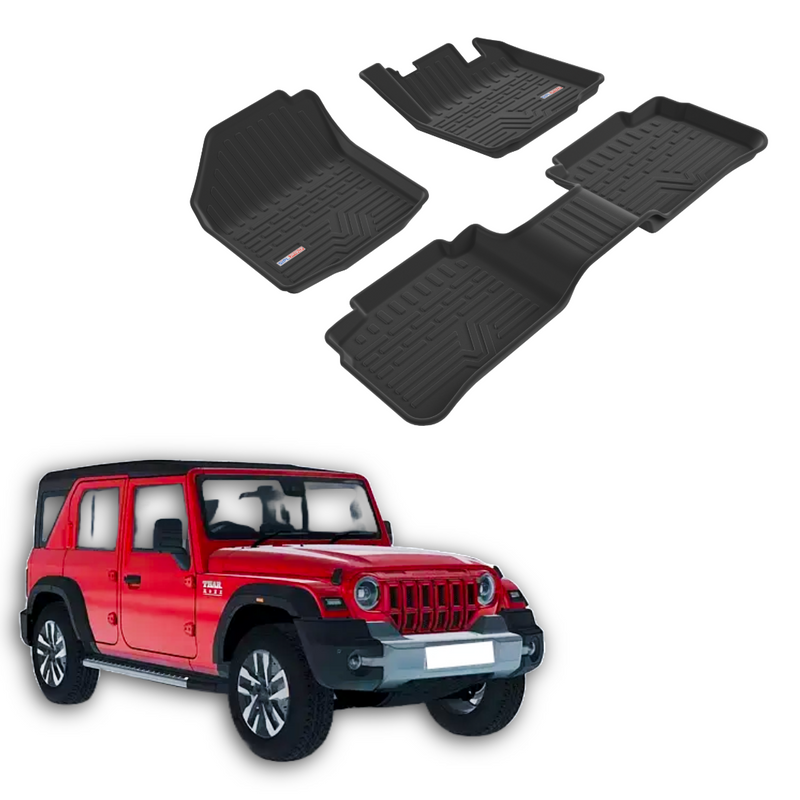 TPE Floor Mat for Mahindra Thar Roxx Automatic 2024 Onwards