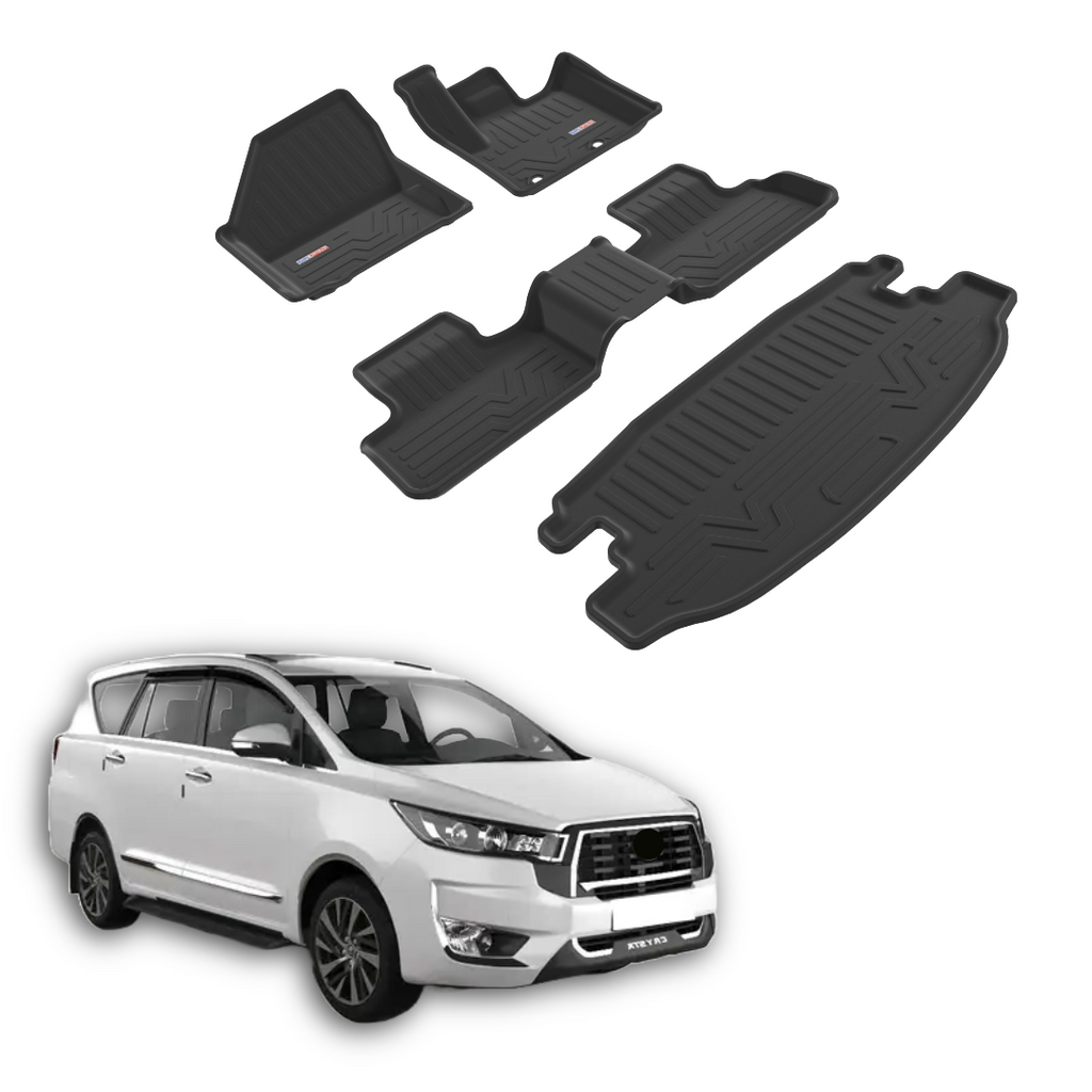 TPE Floor Mats for Toyota Innova Crysta Manual 2016 Onwards